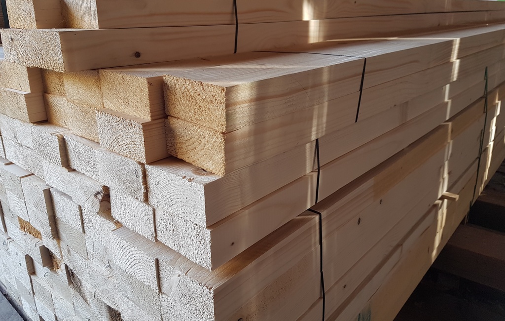 Konstrukční hranol 50x100x4000mm, smrk | Drevo-kaplan.cz